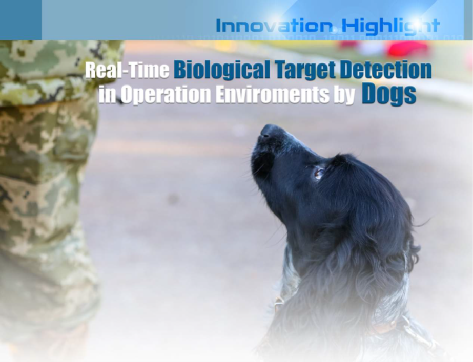 Real-Time Biological Target Detection in Operation Environments by Dogs ...
